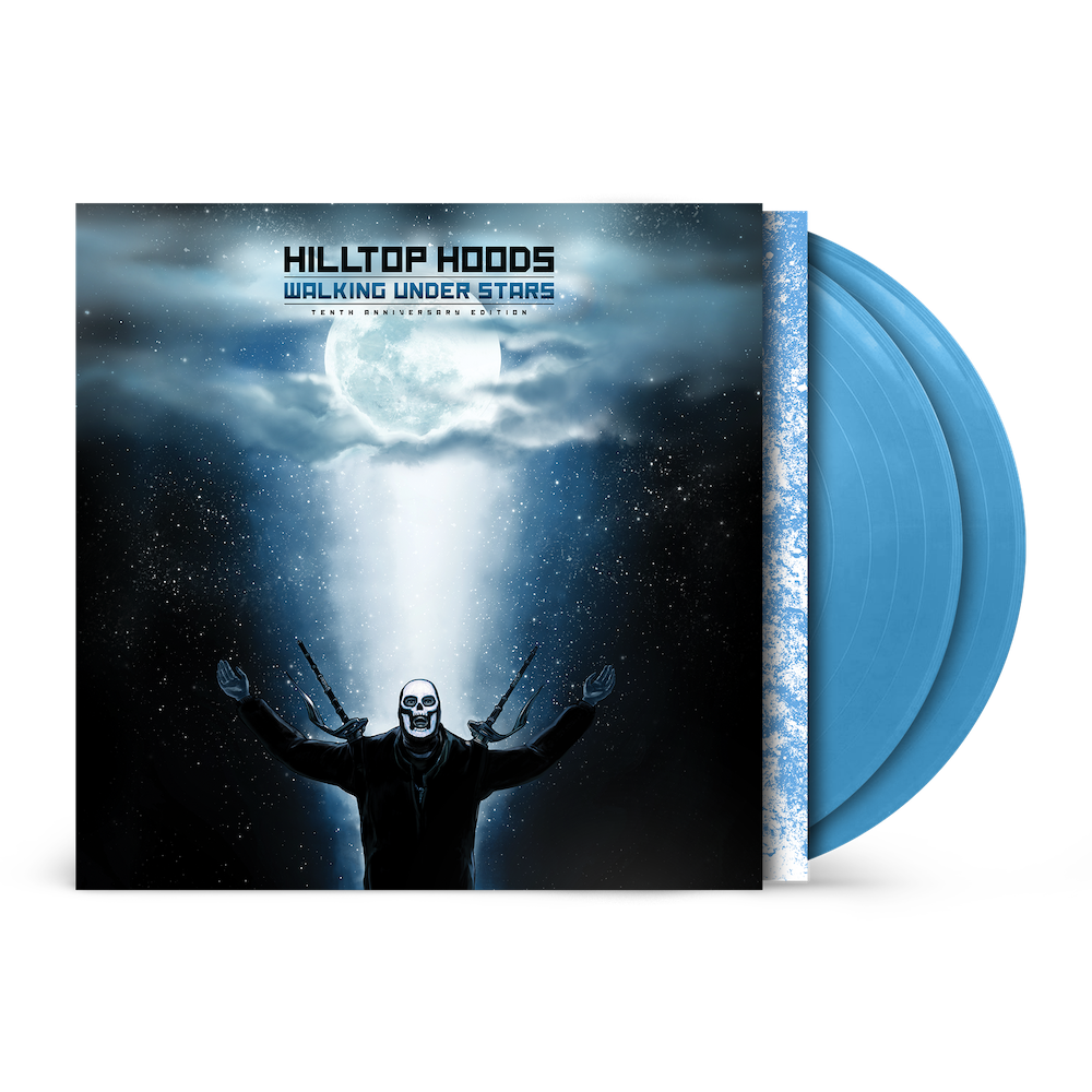 Walking Under Stars (10th Anniversary Edition Blue LP) | Hilltop Hoods Official Store - Hilltop ...